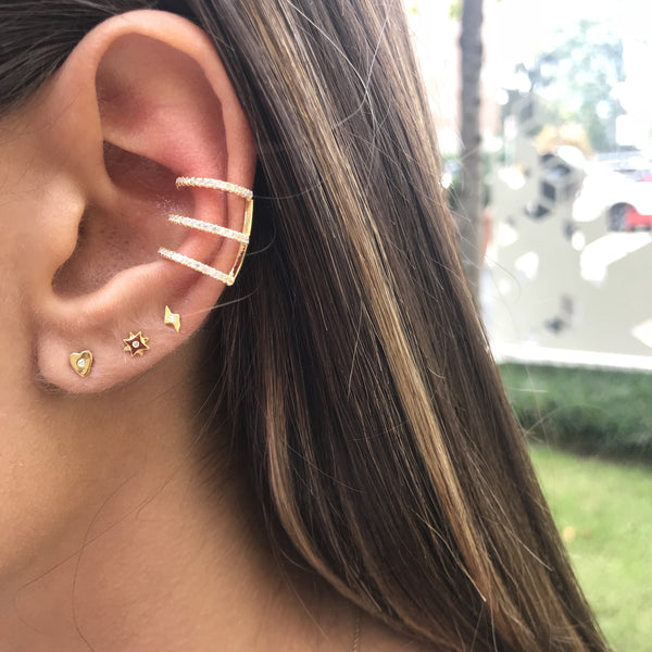 Mini Lightning Studs Earring | Adina Eden Jewels