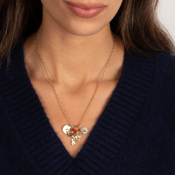 Charm Bar Necklace Set – Adina Eden