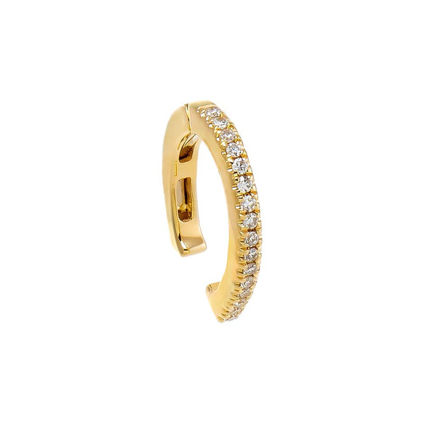 14K Gold Diamond Hinge Ear Cuff | Adina Eden Jewels