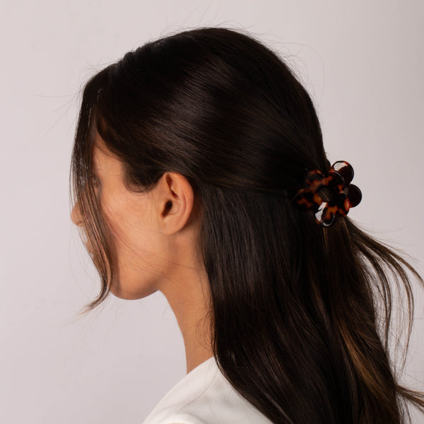 Small Flower Hair Claw Clip – Adina Eden