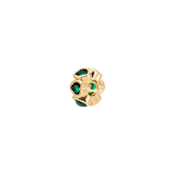CZ Colored Heart Bezel Charm – Adina Eden