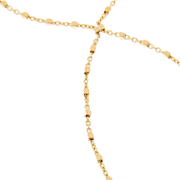 Solid Cube Link Hand Chain – Adina Eden
