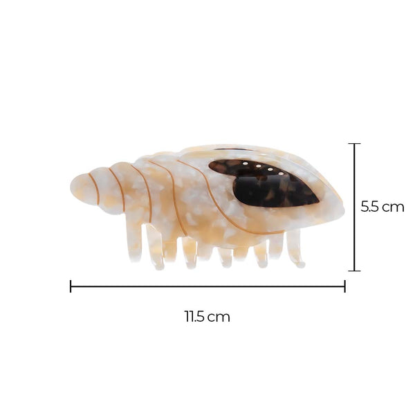 Two Tone Seashell Claw Clip – Adina Eden