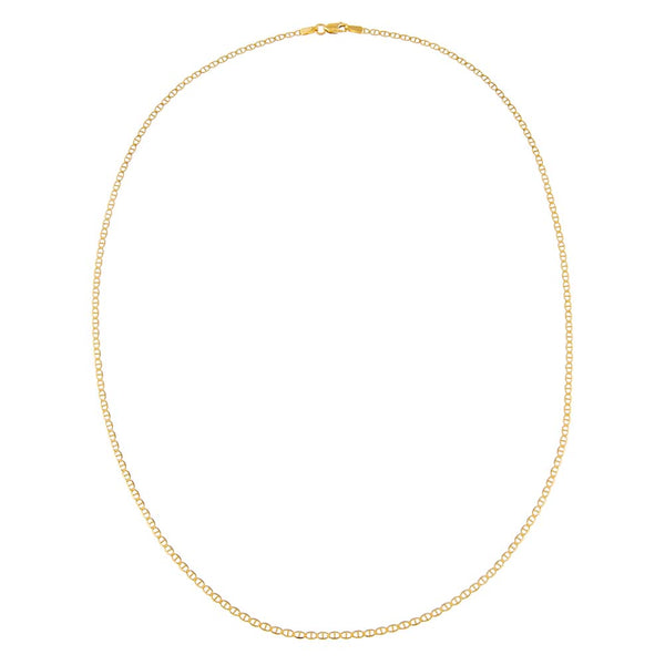 Flat Gucci Chain Necklace 14K | Adina Eden Jewels