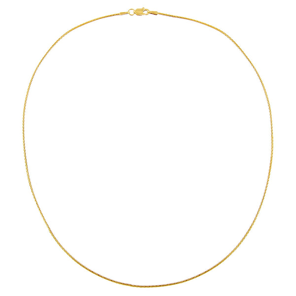 Thin Rope Chain Necklace 14K – Adina Eden
