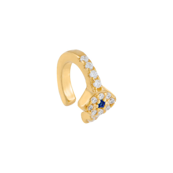 Evil Eye Ear Cuff – Adina Eden