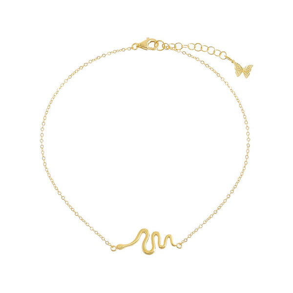 Solid Snake Anklet | Adina Eden Jewels