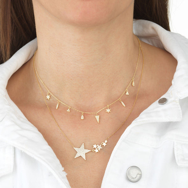 Gold Charm Necklace | Adina Eden Jewels
