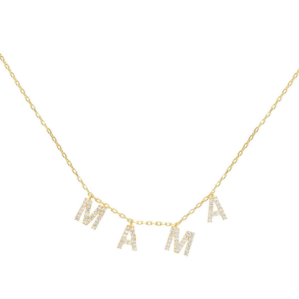 Gold Mama Chain Necklace | Adina Eden Jewels